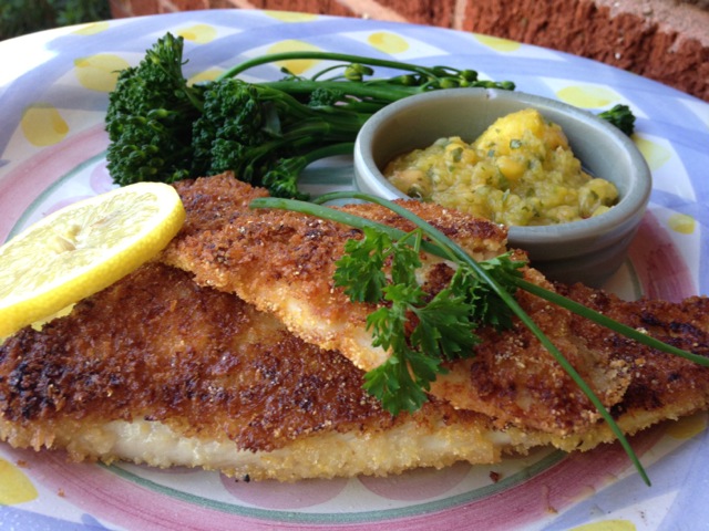 Spatula Diaries: Summer supper of Dijon encrusted fish