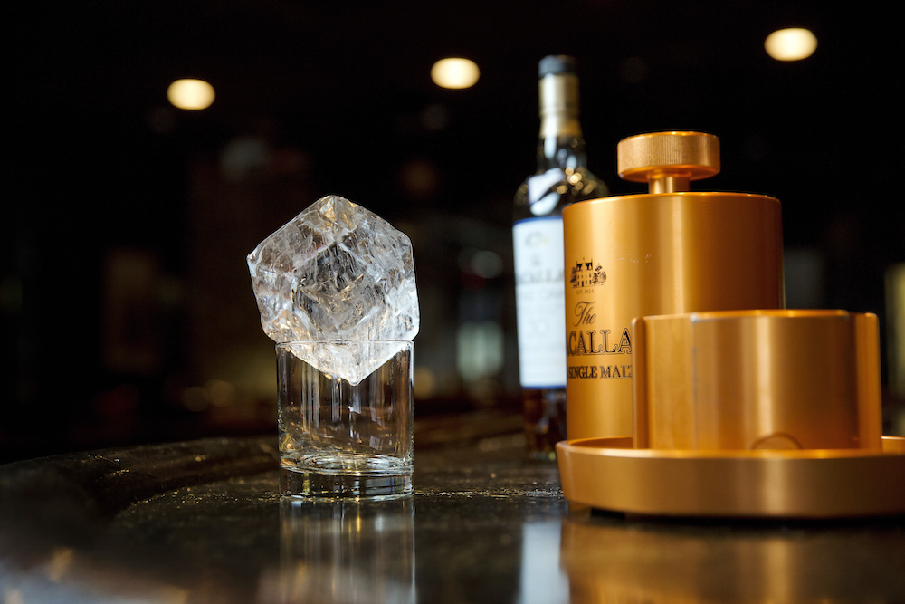 Hand-cut ice finds popularity at local bars like Lock & Key Whiskey Bar