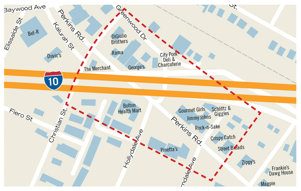 A Better Block event temporarily redesigns the Perkins Road overpass ...