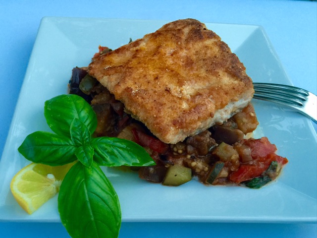 Spatula Diaries: Pan-fried Gulf fish fillet with chunky tomato ...