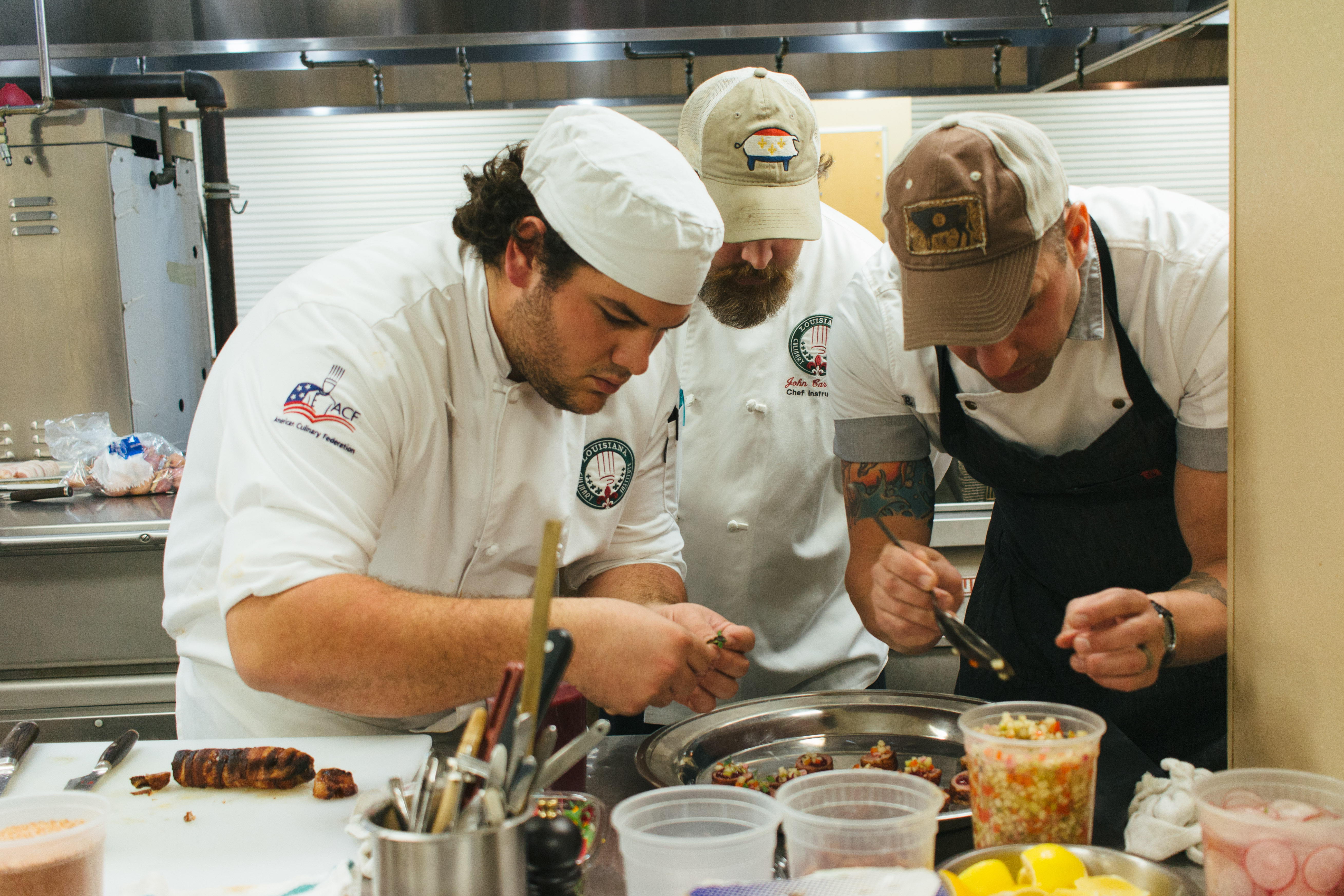 Chef Justin Ferguson previews his BRQ menu at recent pop-up event