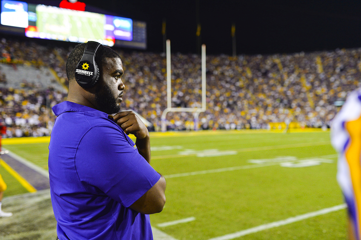 A young, hungry Dennis Johnson guides a fresh group of linebackers this ...