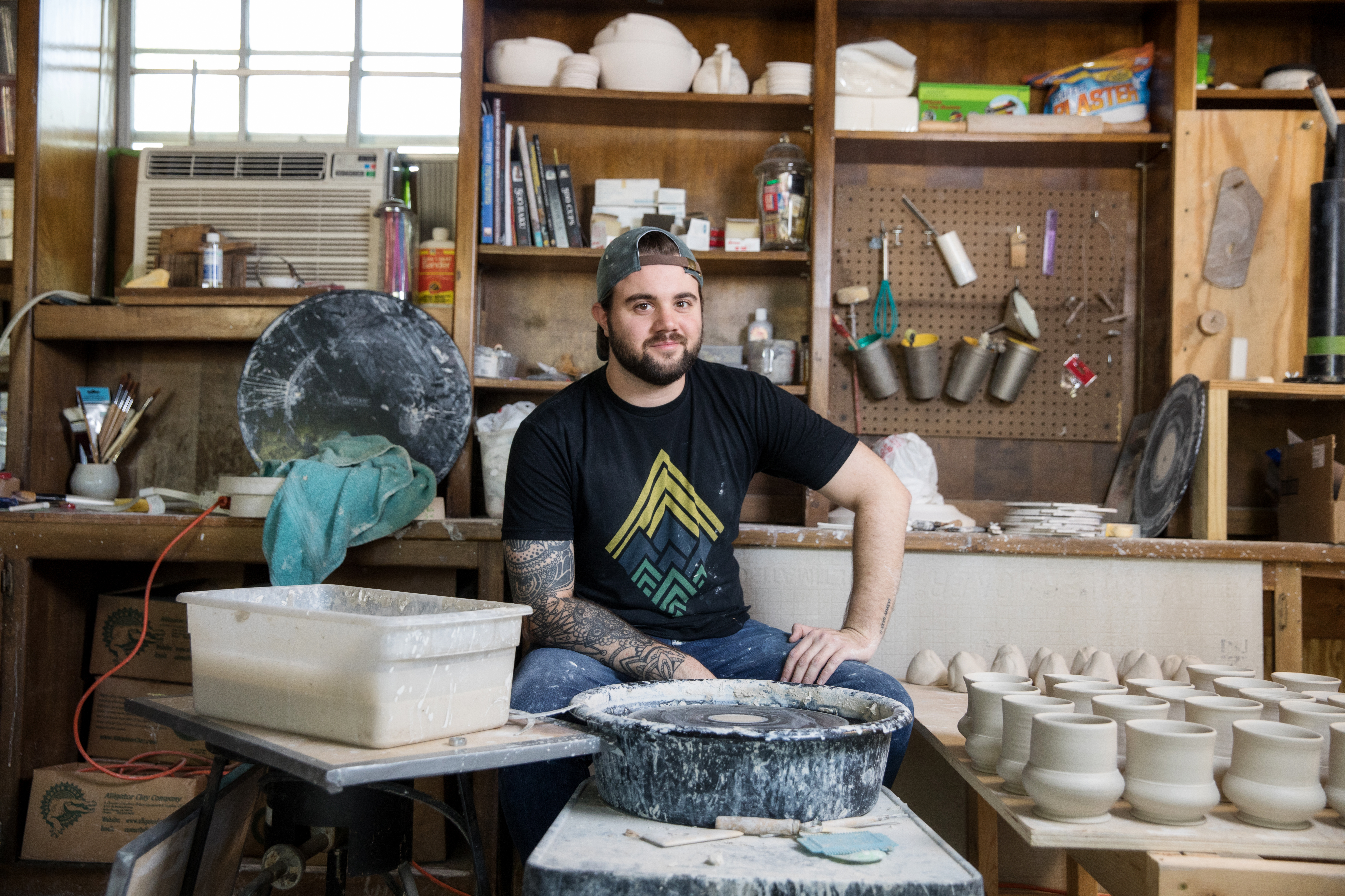 Andrew Pullman has made his way back to pottery and began producing ...