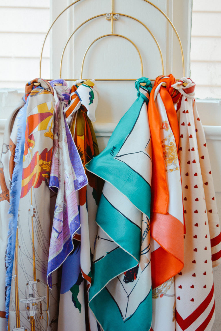 Creative ways to style a timeless closet essential: the printed scarf ...
