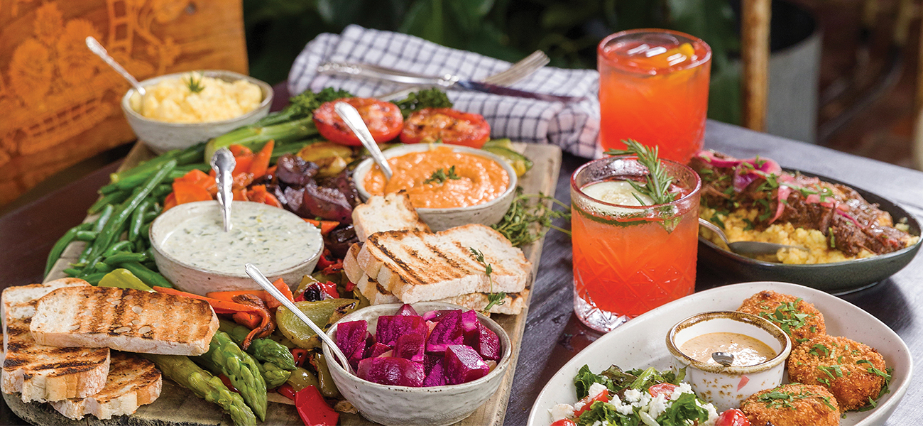 Grazing on the overflowing boards and small plates at BLDG 5 - [225]