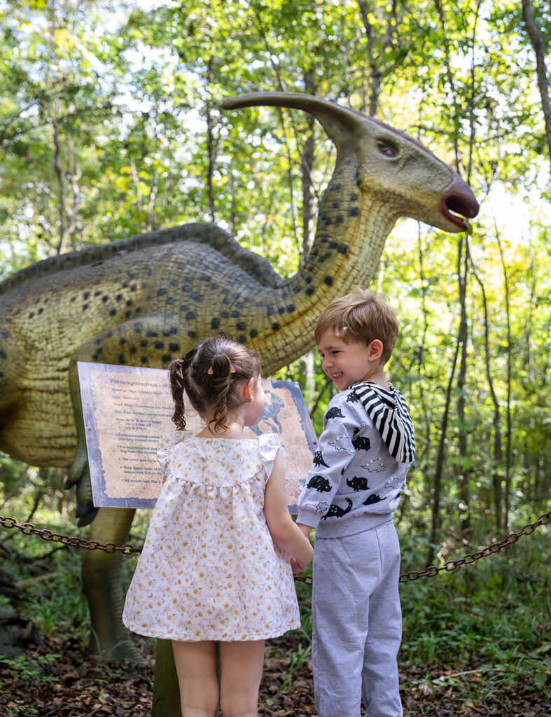 Prehistoric Park offers a rare chance to walk among the dinosaurs