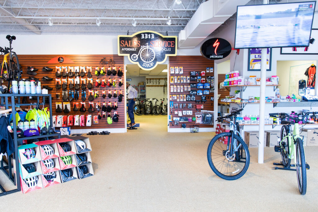 Inside Southern Bicycle’s new location on Perkins Road