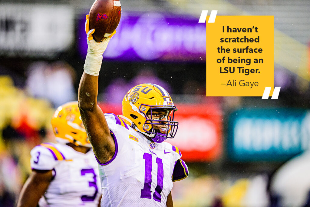 After moving all over, Ali Gaye has found his home in Baton Rouge