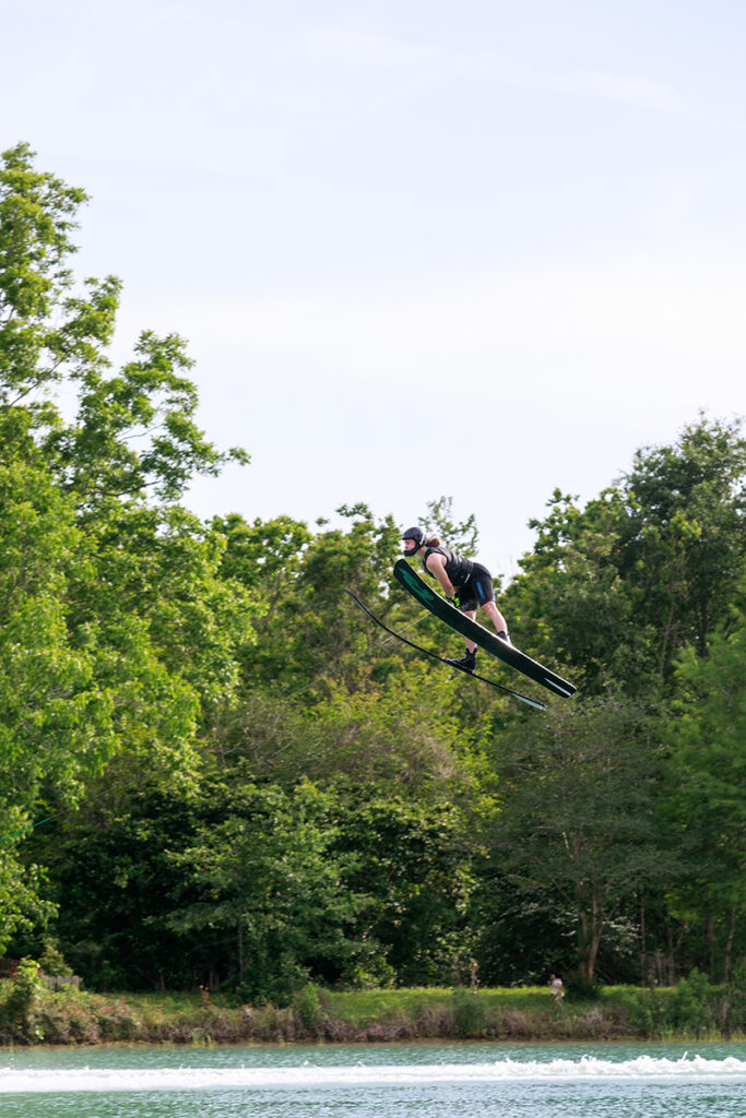 Bennett’s Waterski and Wakeboard School provides lessons to beginners ...