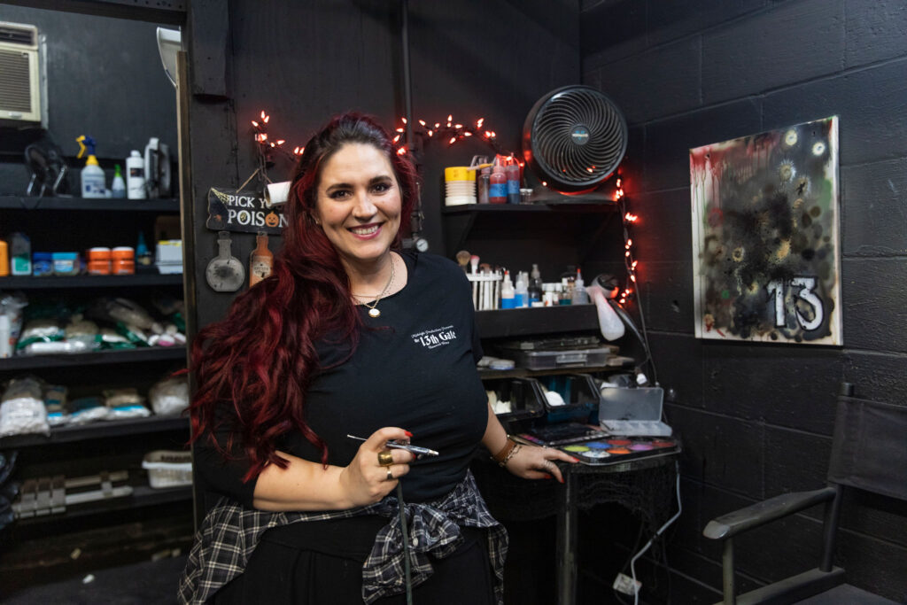 A longtime 13th Gate makeup artist reveals secrets behind spooky ...