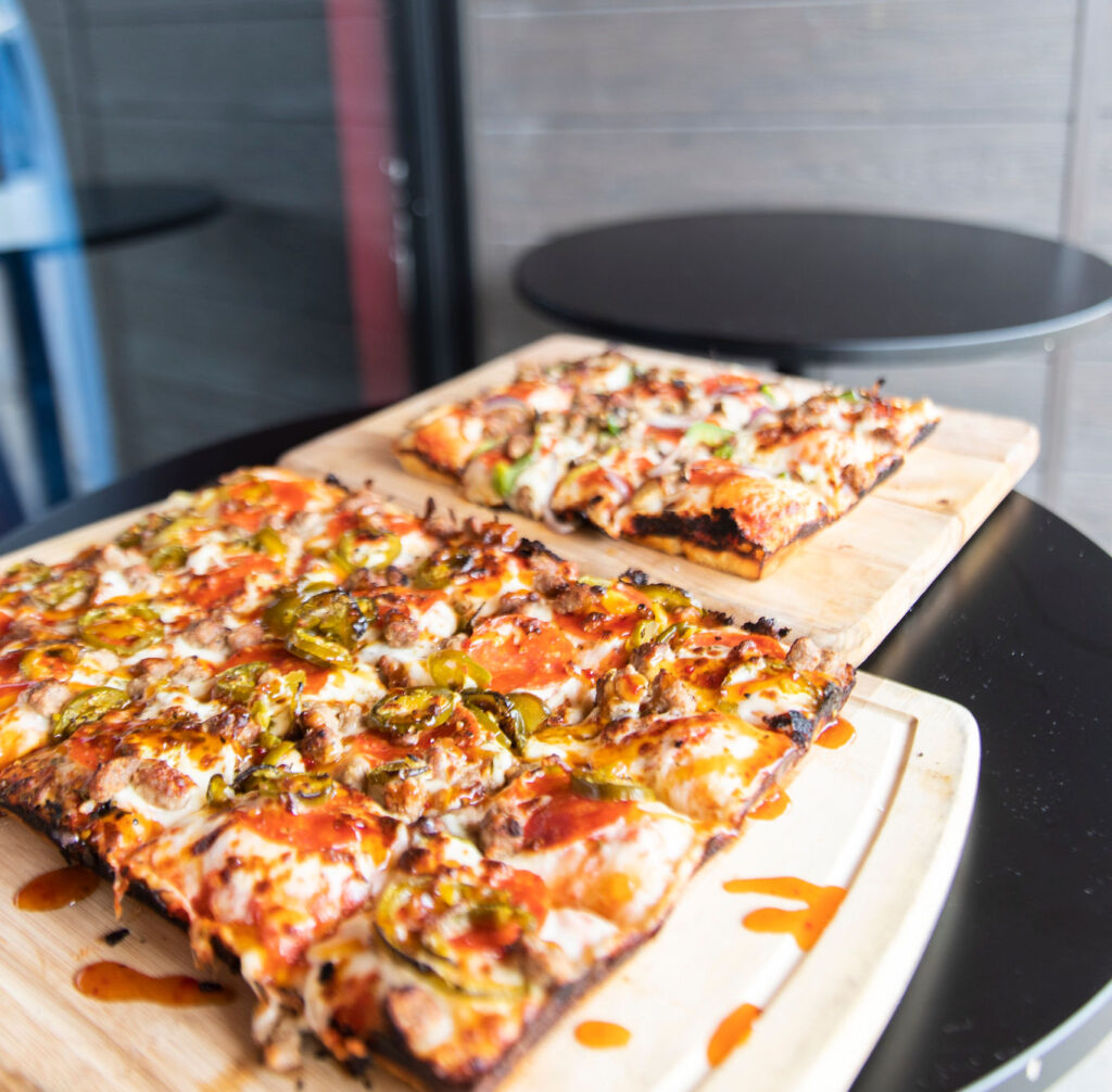 Inside the new Light House Bar & Pizzeria, serving Detroit-style pizza ...