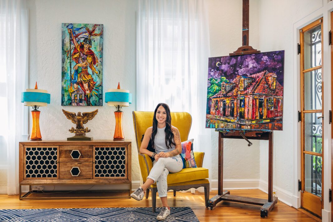 Inside the colorful space of Louisiana artist Becky Fos