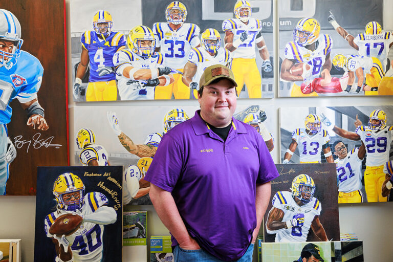 Chuck Braud goes the extra mile to get his sports portraits autographed