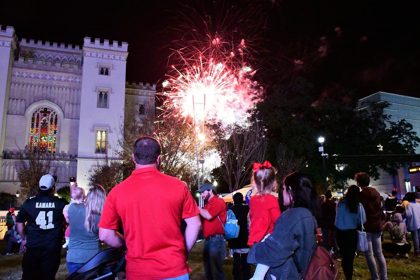 The making of downtown’s snowy, firework-studded holiday display