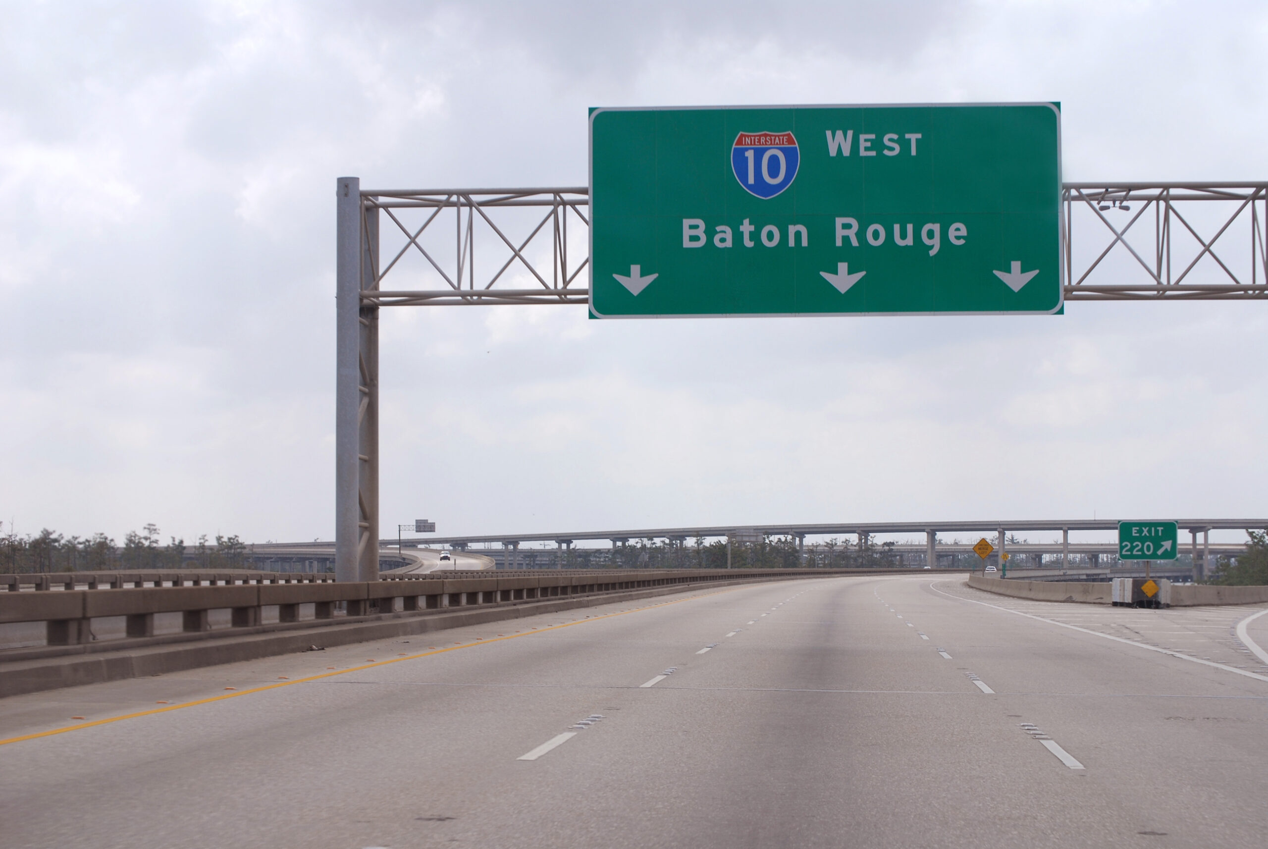What’s the latest timeline on the I-10 widening?