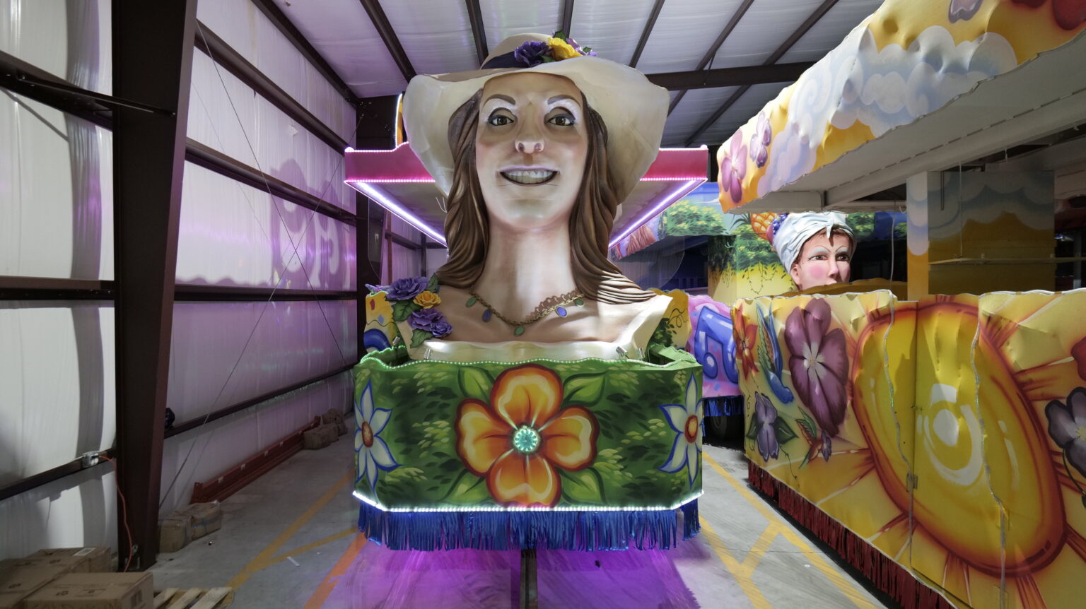 A parade company in Plaquemine is behind the floats in many Baton Rouge ...