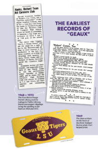 We chant 'Geaux Tigers' at games. But why did we start spelling the ...