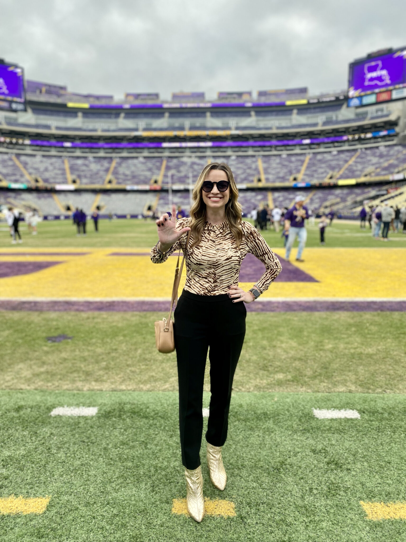 In her newest role, LSU’s Emily Dixon is connecting with past letterwinners
