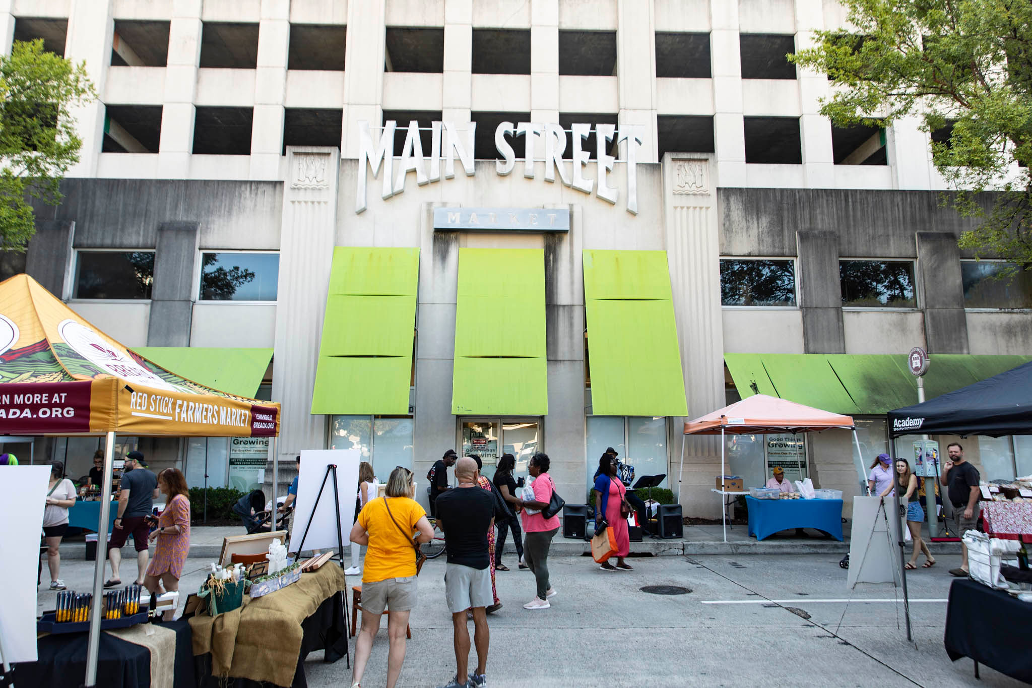 Inside the renovated Main Street Market, unveiled at the sold-out Farm Fête