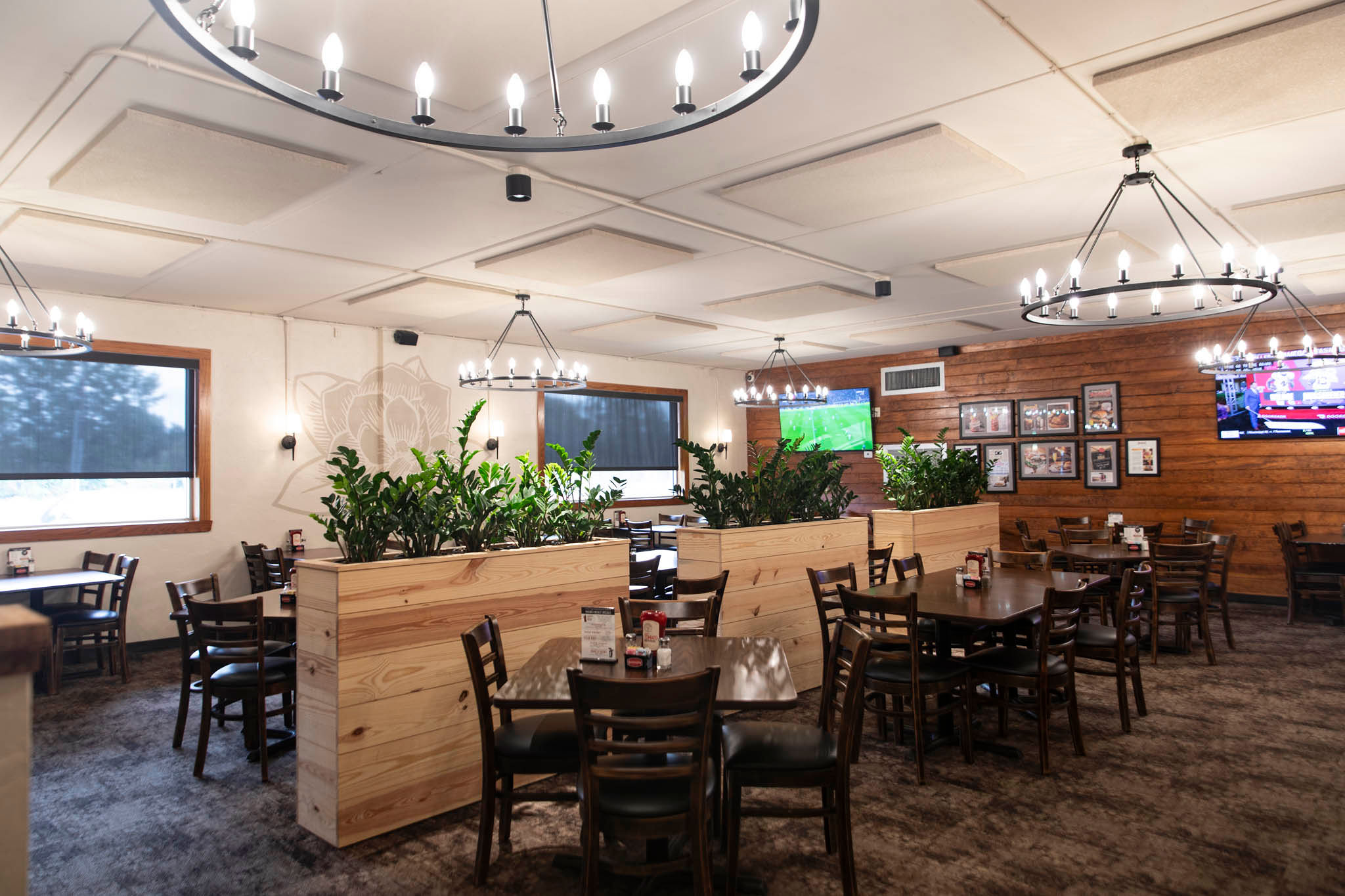 Inside the newly renovated Mason’s Grill, redesigned for regulars and a ...