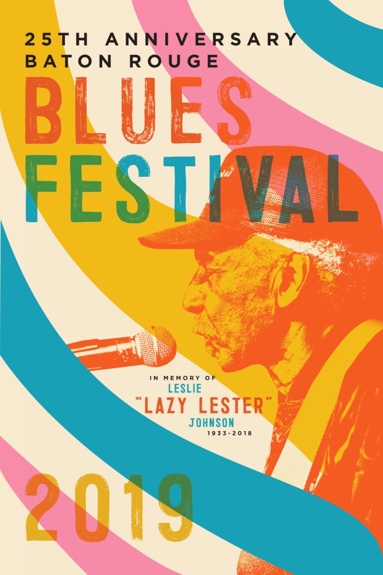 A look at Baton Rouge Blues Festival flyers created by notable Red Stick artists