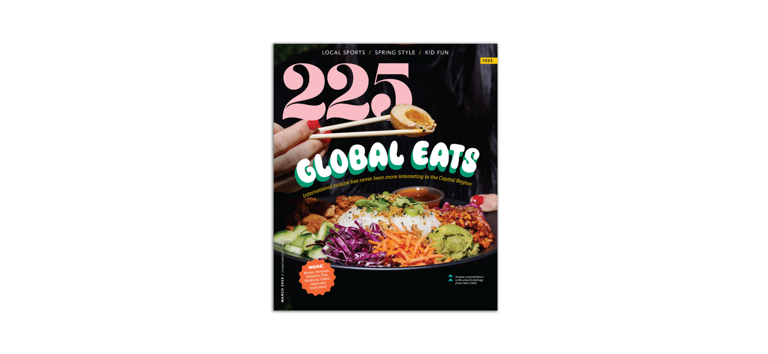 Greater Baton Rouge goes global: 225’s March 2025 issue is on stands now