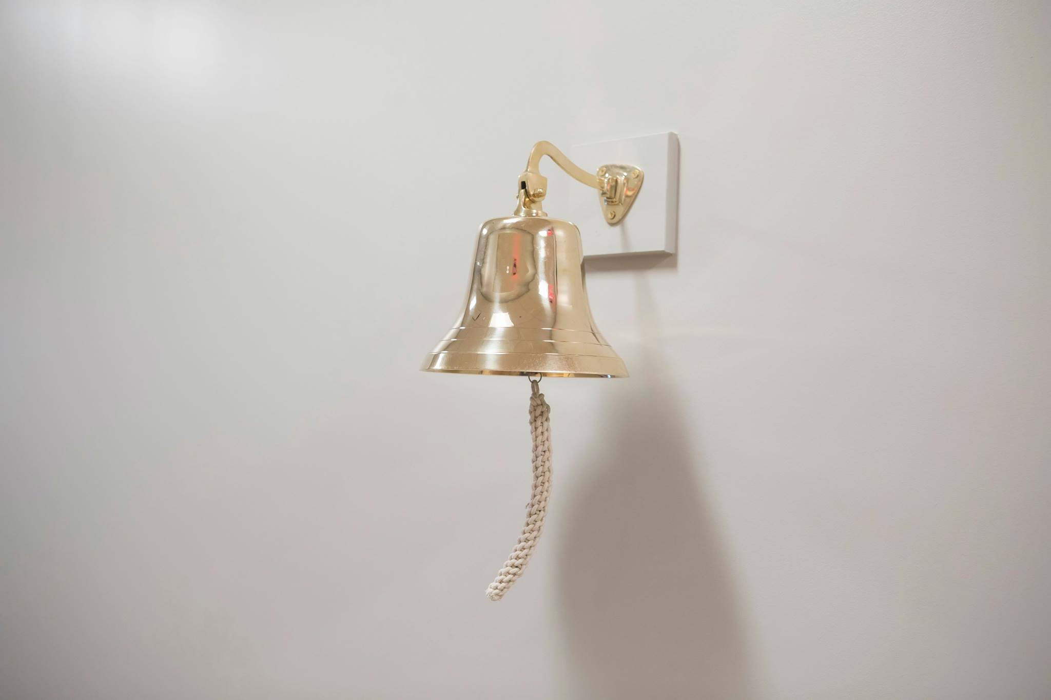 Saved by the bell: Cancer survivor celebrates end of journey in style