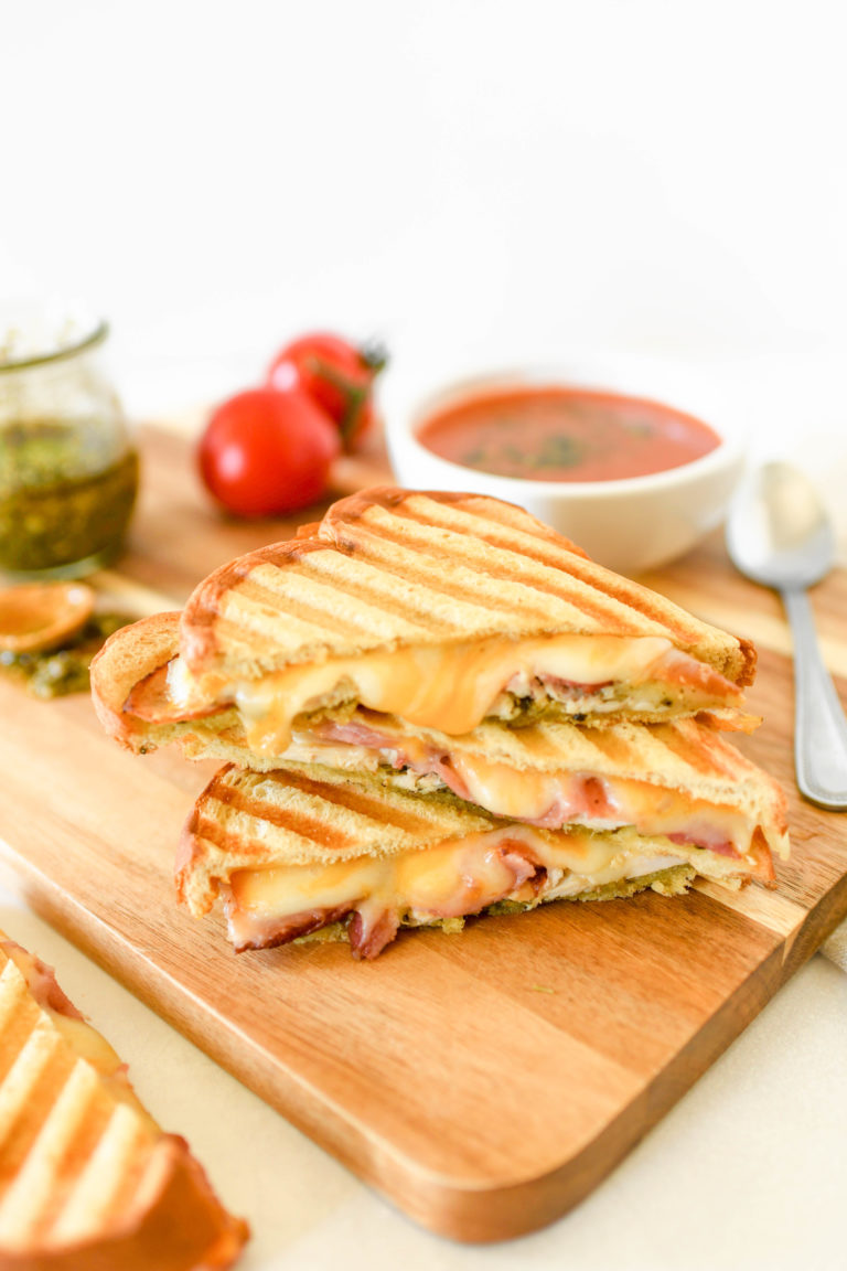 In the kitchen: Three-Cheese Pesto Panini