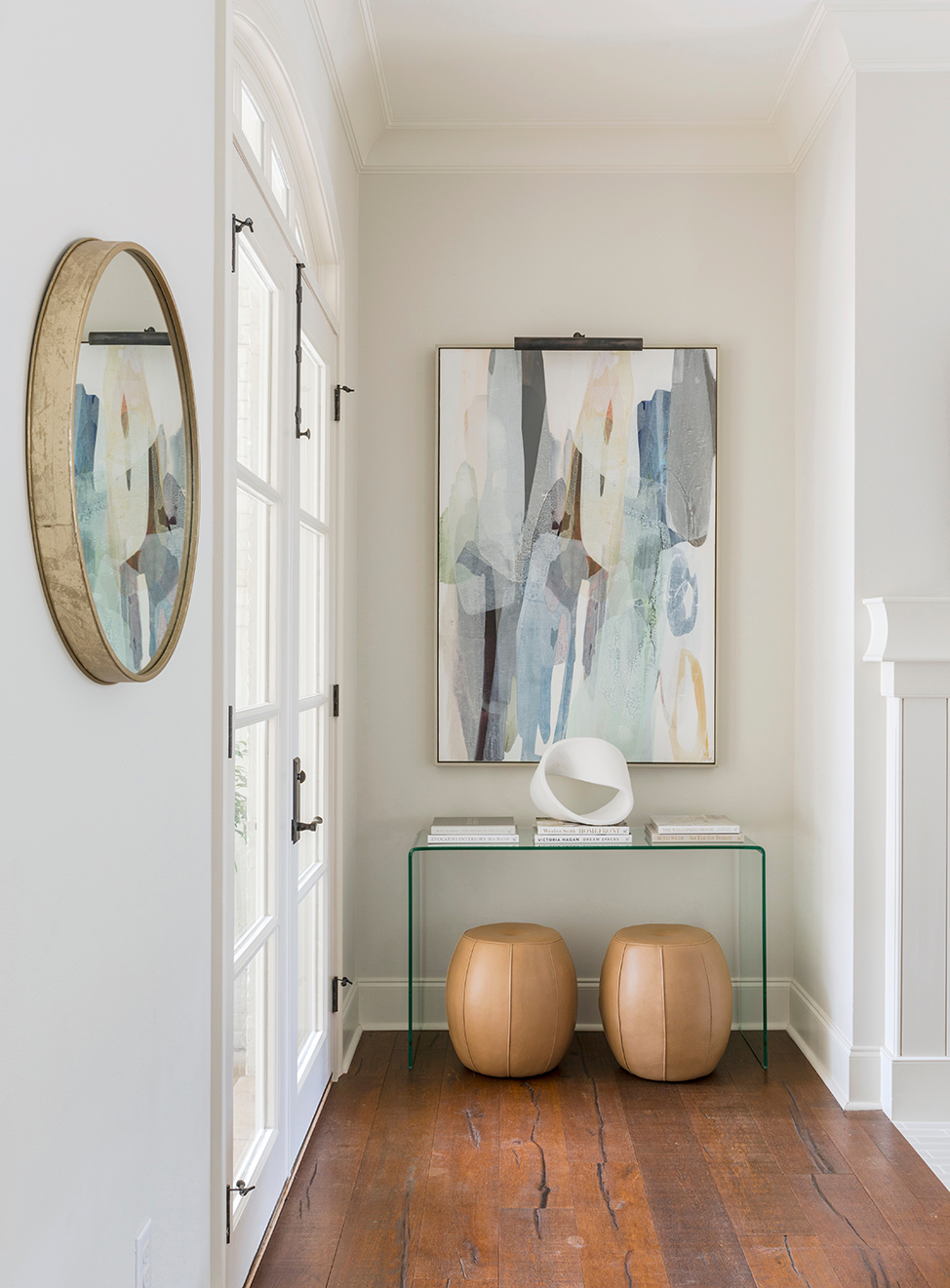 Natural light and neutral interiors bring a fresh space into focus