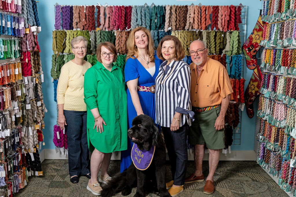 A passion for intricate needlework designs is passed to a new generation